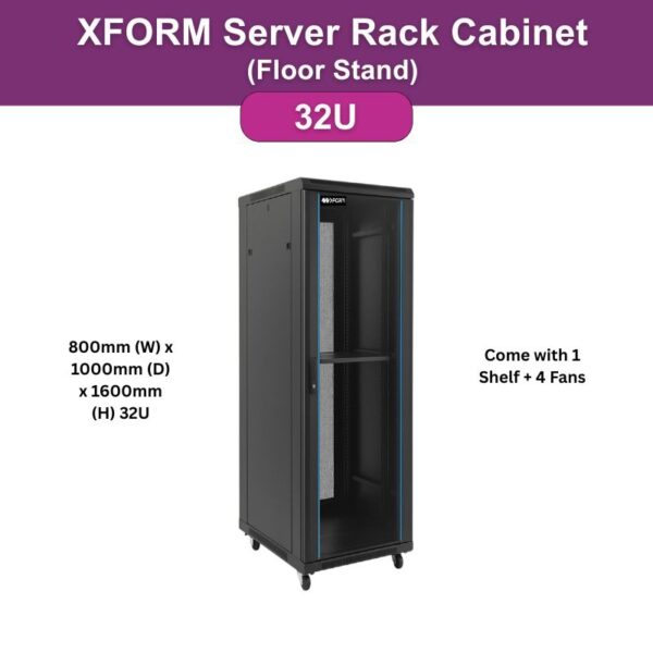 32U Floor Stand Server Rack Cabinet | Networking Racks