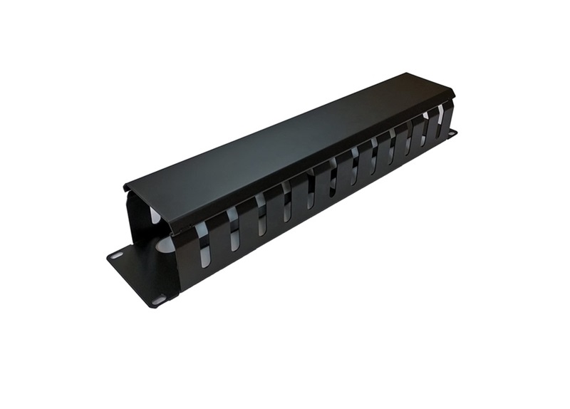 XFORM 1U 12 Port Rack Mount Horizontal Cable Manager Duct Raceway for ...