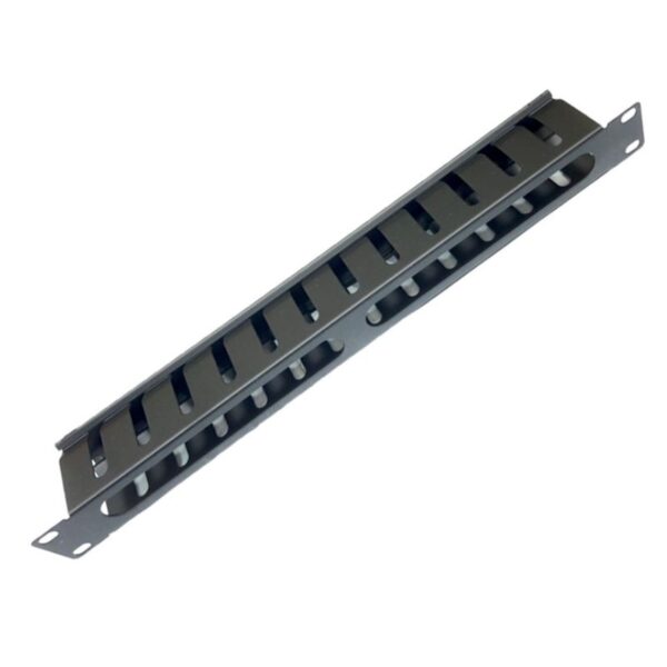 XFORM 1U 12 Port Rack Mount Horizontal Cable Manager Duct Raceway
