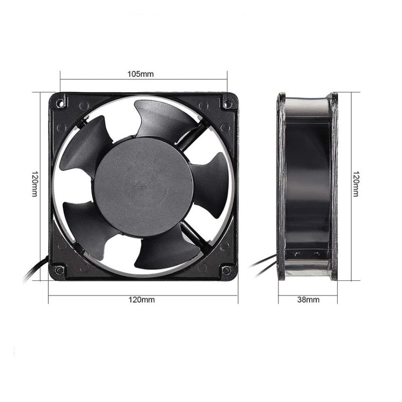 XForm 4″ Cabinet Cooling Panel Cooling Fan 120x120mm 220V