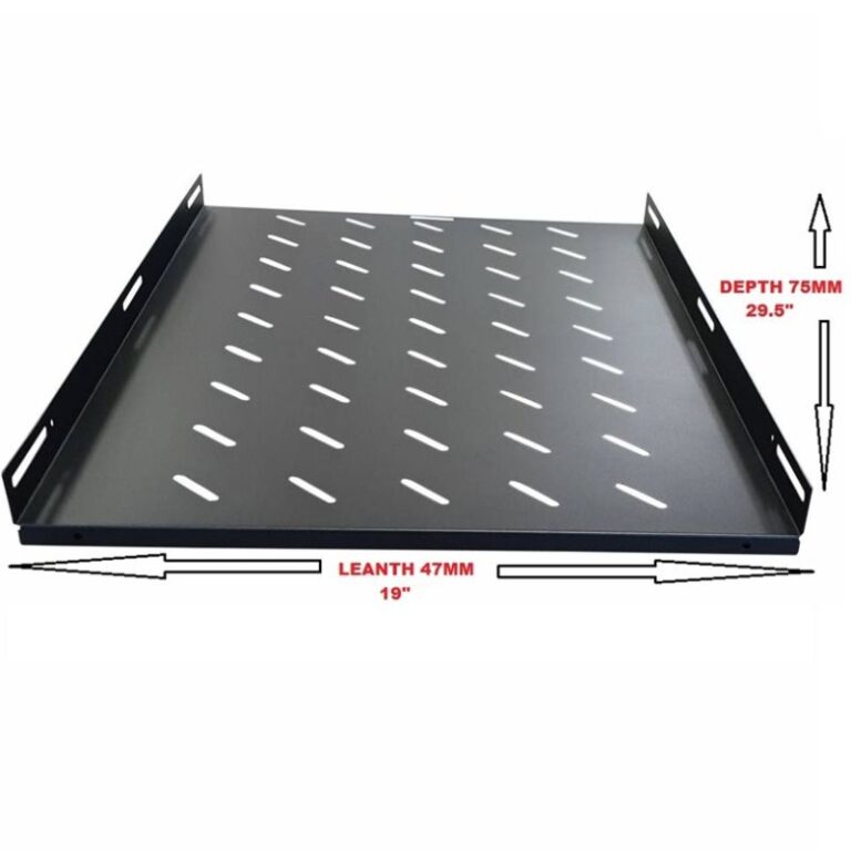 19" XFORM Fixed Shelf for Floor Standing Networking Rack